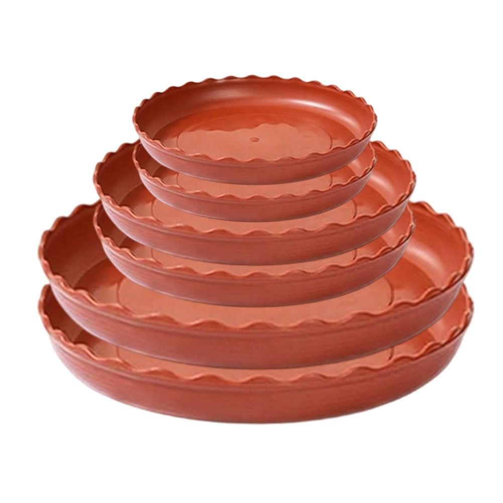 CaraMart 10-Inch Plastic Plant Drip Trays for Pots - Saucer for Healthy ...
