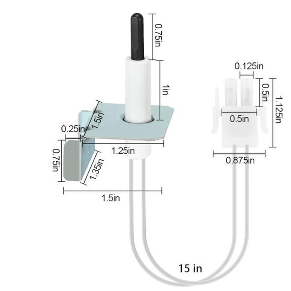 CaraMart 112237B Furnace Igniter Replace 70W16 10053602 789A-801A1 LB ...