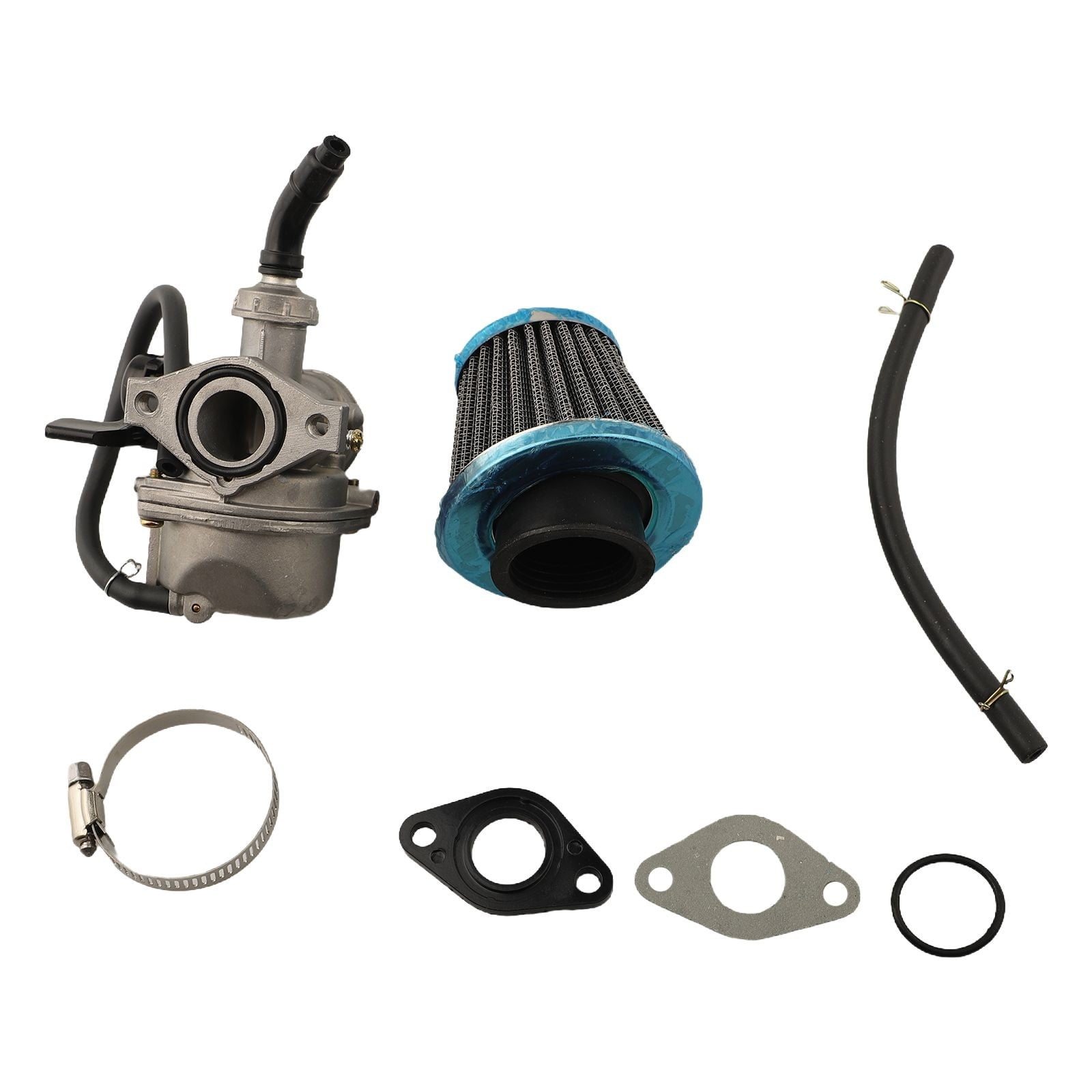 CaraMart 19mm Hand Choke Carburetor With Air Filter PZ19 For 50cc 70cc ...
