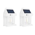 CaraMart 2PCS Solar LED Motion Sensor Lights Waterproof Security for ...