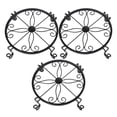 CaraMart 3pcs European Floor-Standing Iron Flower Rack Balcony Flower ...