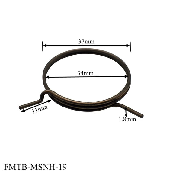 CaraMart 5Pcs Door Lock Spring Anti-theft Door Reset Torsion Spring ...