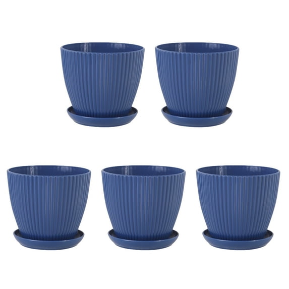 CaraMart 5pcs Plant Pots Plastic Flower Pots For Succulents Cuttings ...