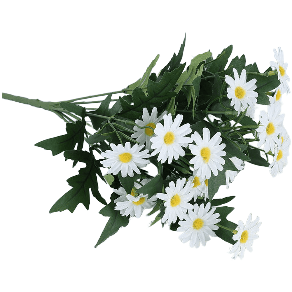 CaraMart Artificial Daisies Silk Flower Bouquet for for Home Garden ...