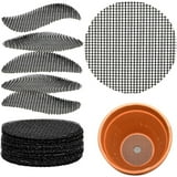 CaraMart Bonsai Pots Mesh Pad Polyester Mesh Screen 100 Pieces Set ...