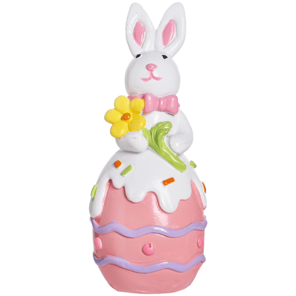 CaraMart Easter Bunny Figurine Resin Home Decor Nordic Style Sweater ...