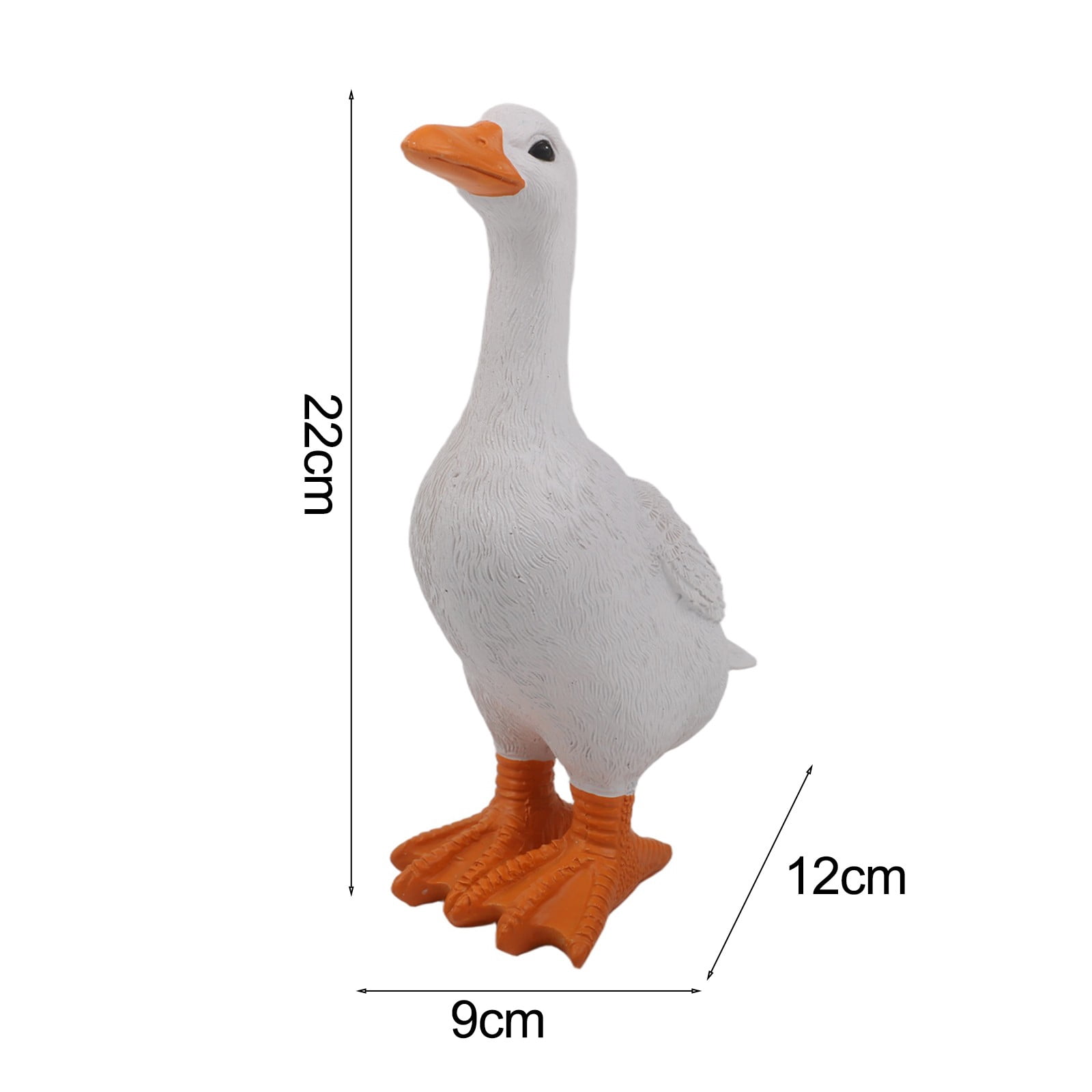 CaraMart Fountain Decor Garden Duck Statue Garden Decoration Weather ...