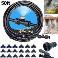CaraMart Outdoor Misting Cooling System: 20FT50FT Easy-Install Fan ...