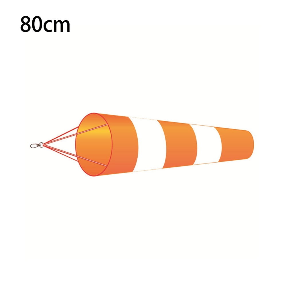 CaraMart Reflective Windsock Orange+White Airport Windsock Wind ...