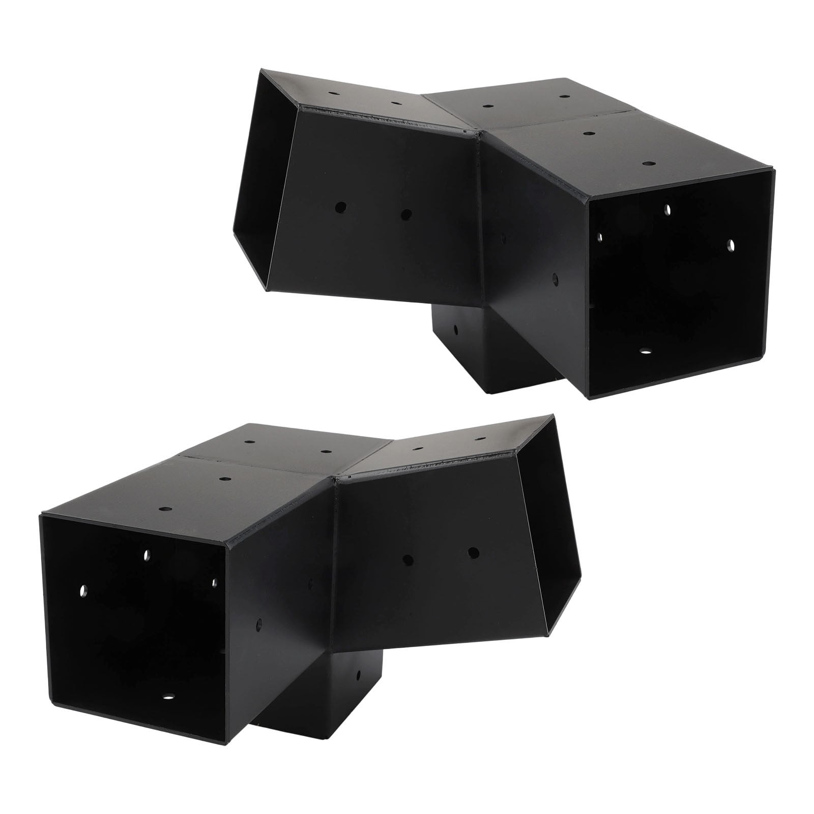 CaraMart Slanted Roof Pergola Brackets Wall Mount With Hardware For 4x4 ...