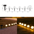 CaraMart Solar Powered Round Ball Garden Lights Outdoor Waterproof ...