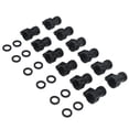CaraMart User Friendly 12 PCS Shut Off Valves for 34 Garden Hoses ...