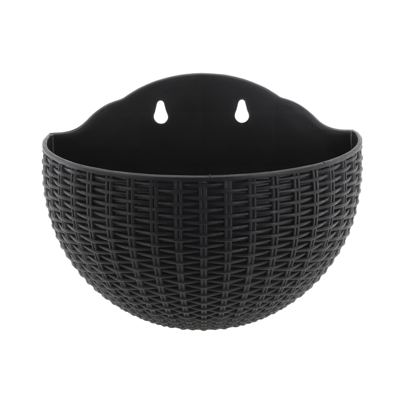 CaraMart Wall Mounted Flower Pot Plastic Hanging Basket Outdoor Garden ...