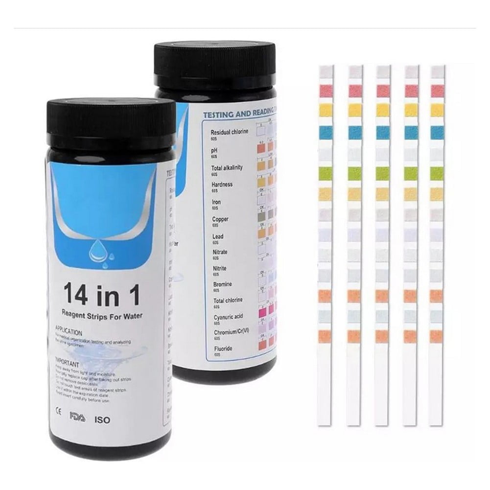 CaraMart Water Test Strips Kit,Home Drinking Water& Pool Well& Tap ...