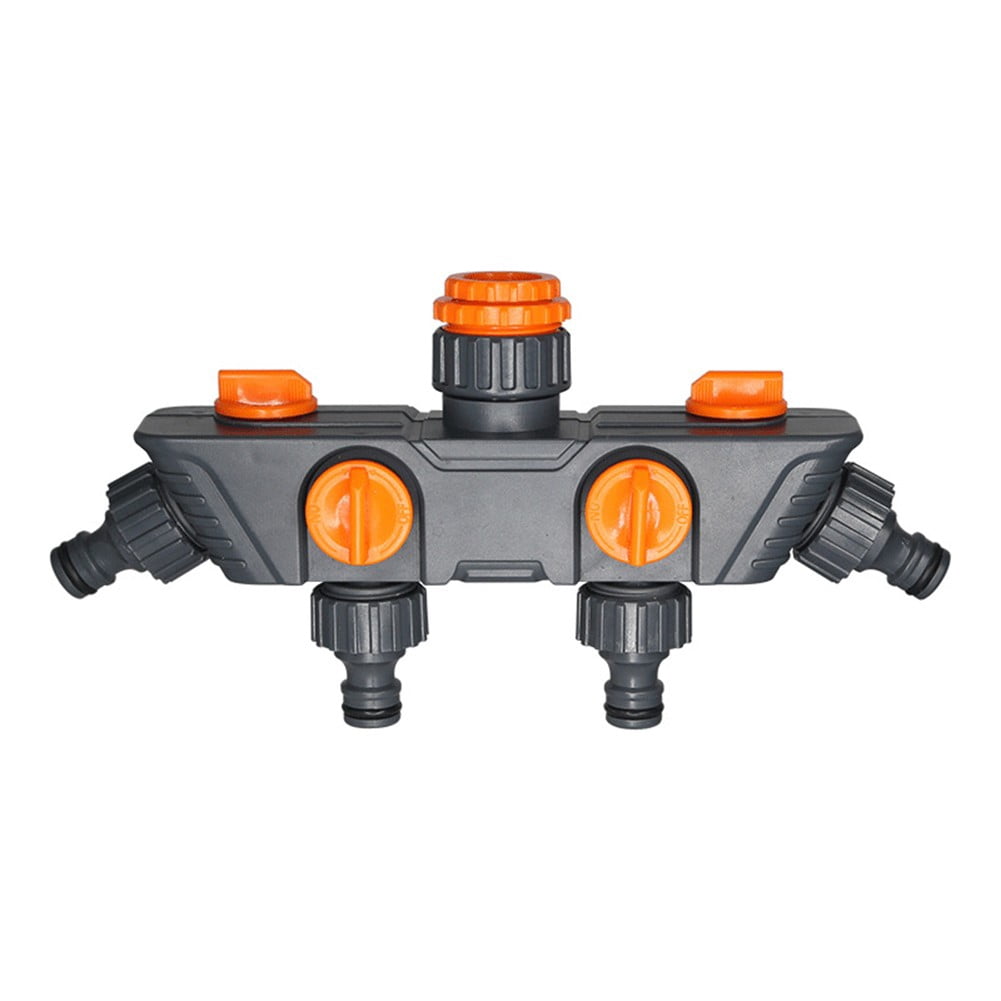 CaraMart for Garden Hose Splitter 4 Way Outdoor Garden Splitter with ...