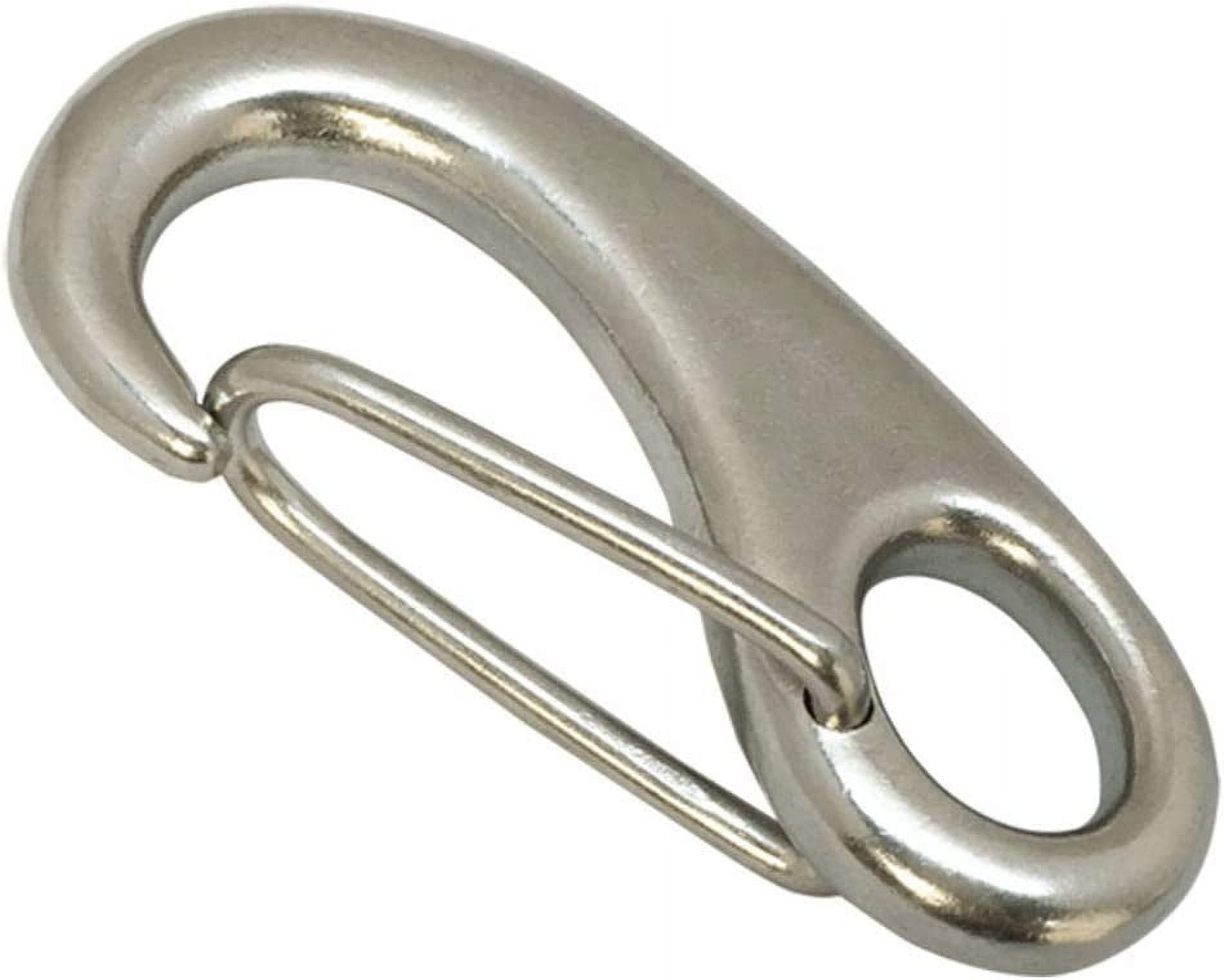 Carabiner Boat Rigging 1,000 Lbs 3-3/4 Inch Stainless Steel 316 Gate ...