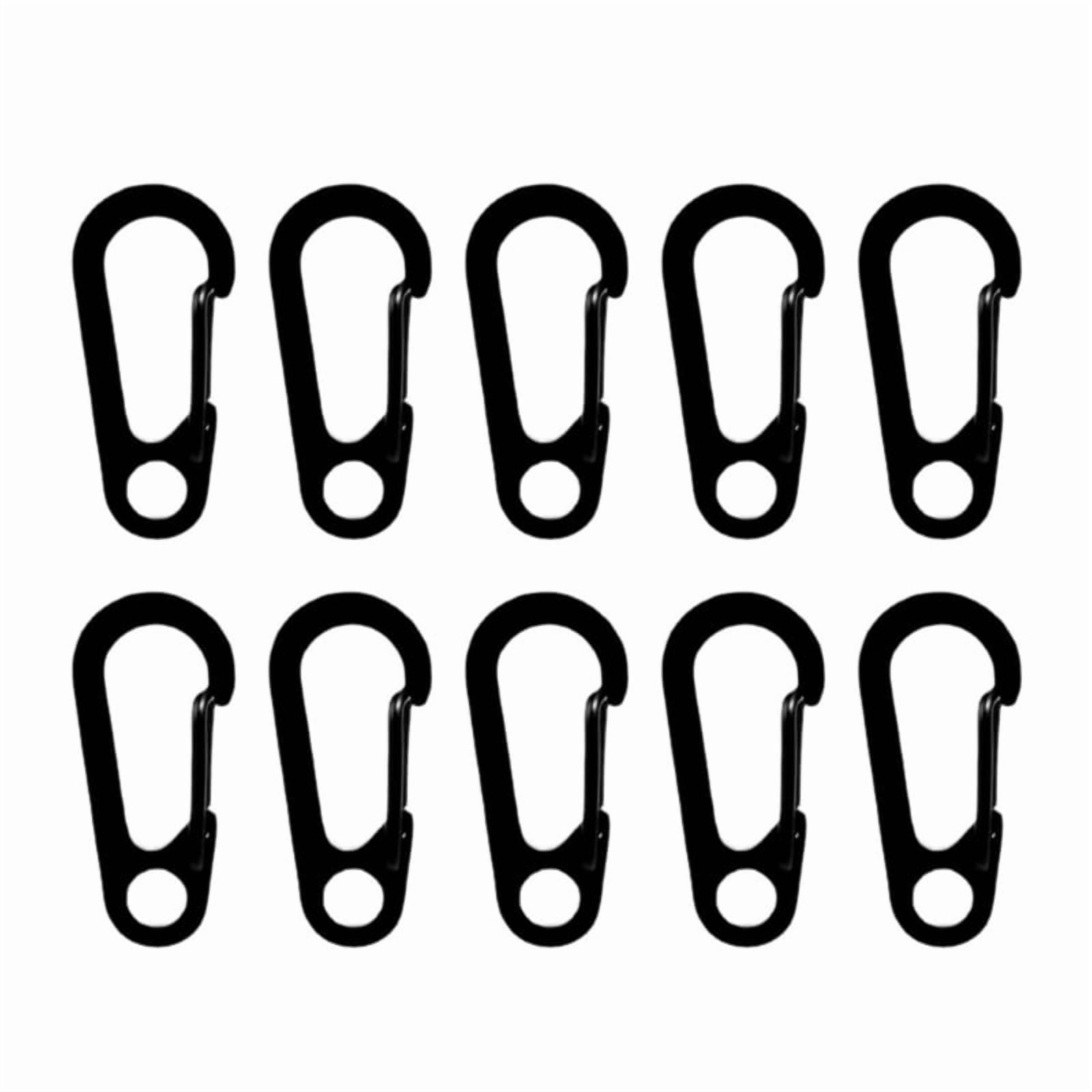 Carabiner Clip, 10Pcs Spring Snap Clip Carabiner Hook for Camping ...