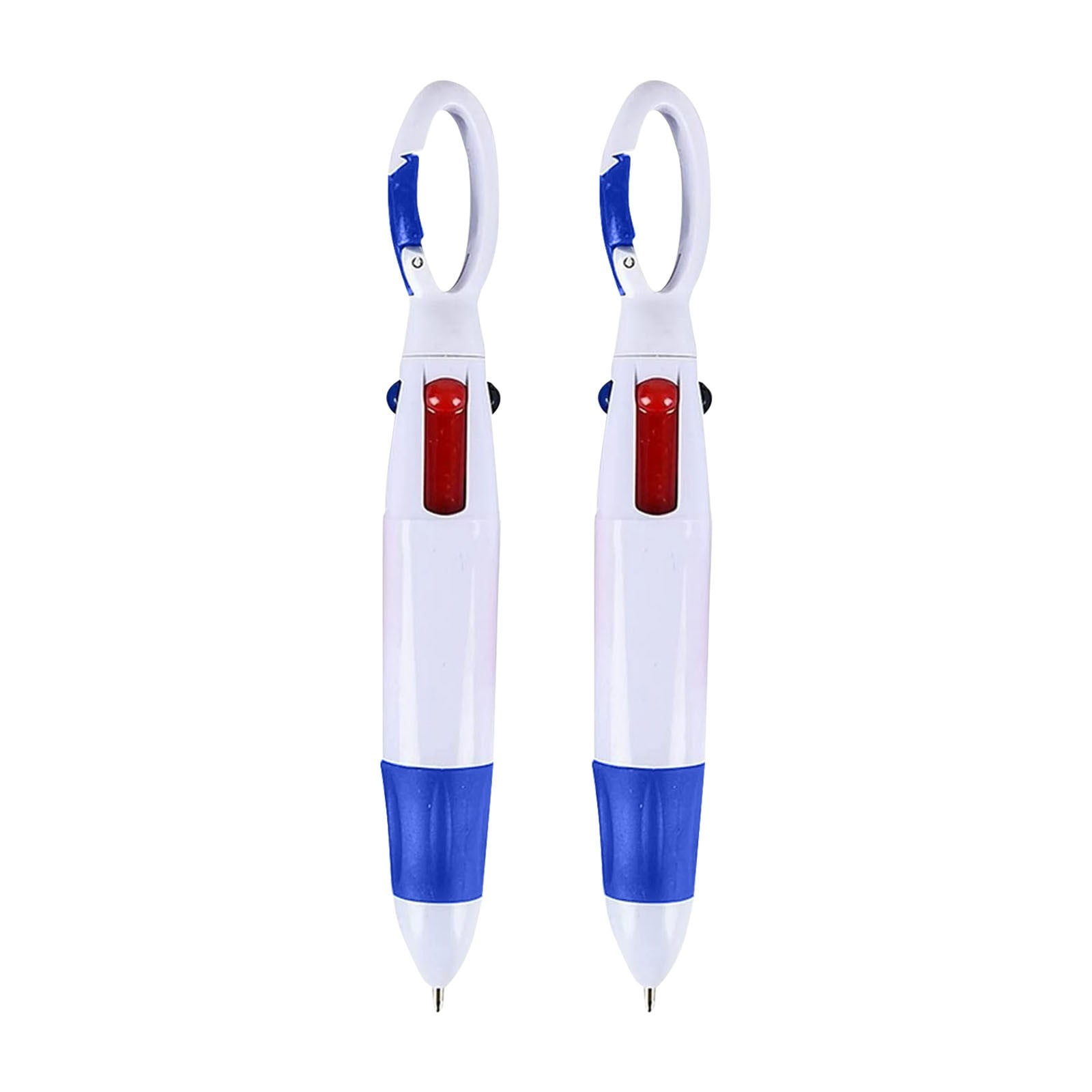 Carabiner Clip 4-Color Retractable Pens - Compact Writing Tools for ...