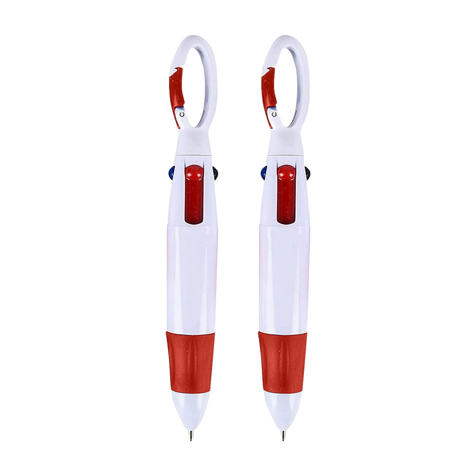 Carabiner Clip 4-Color Retractable Pens - Compact Writing Tools for ...