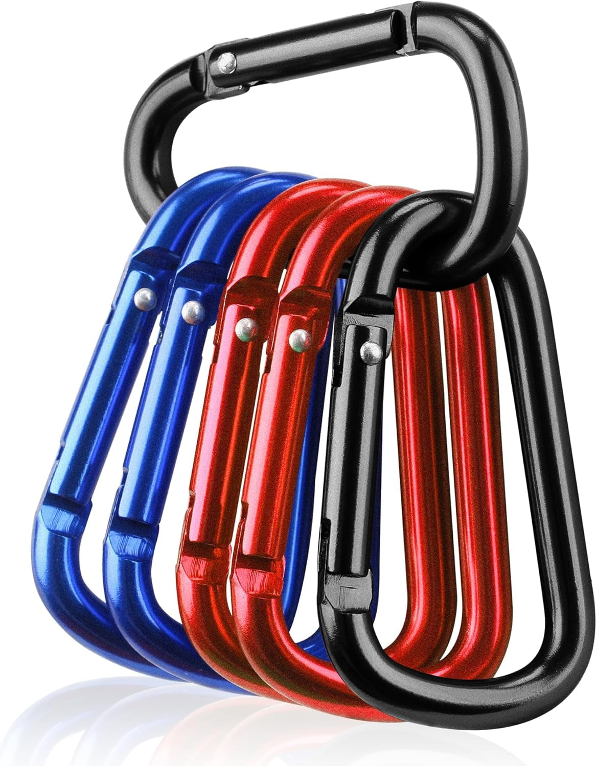 Carabiner Clip, Carabiner Keychain, Multi-use Aluminium D Ring ...