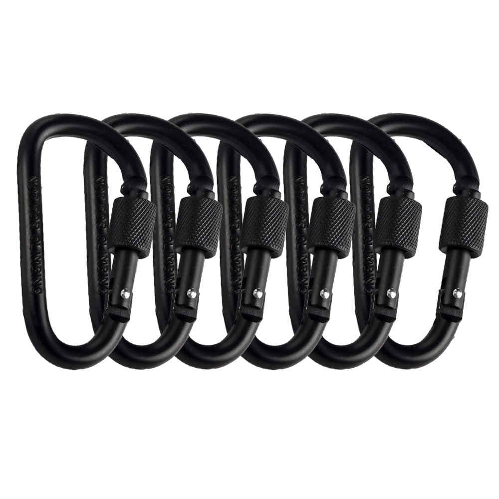 Carabiner Clips Spring Snap Hook Clips Buckle Locking Carabiners Chain ...