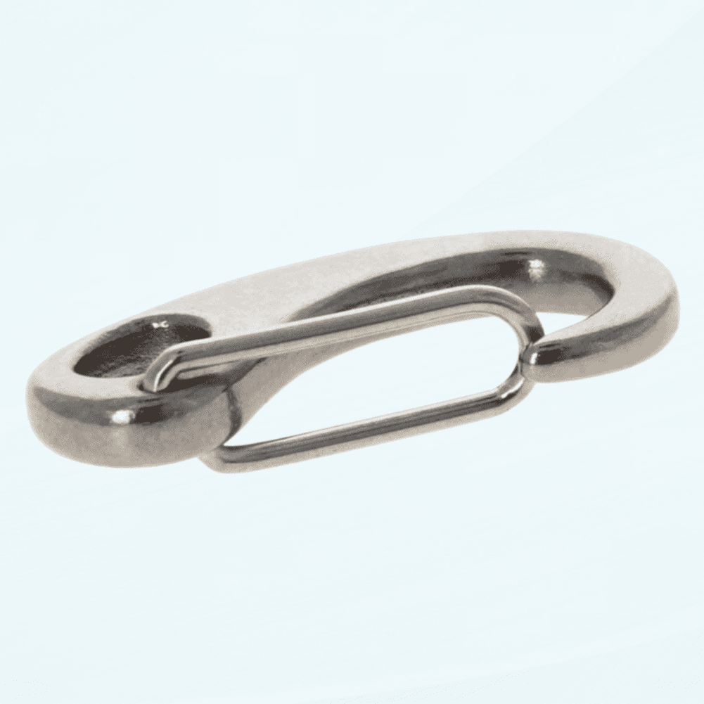 Carabiner Snap Hook, 304 Stainless Steel Spring Gate Snap Hook Clip ...