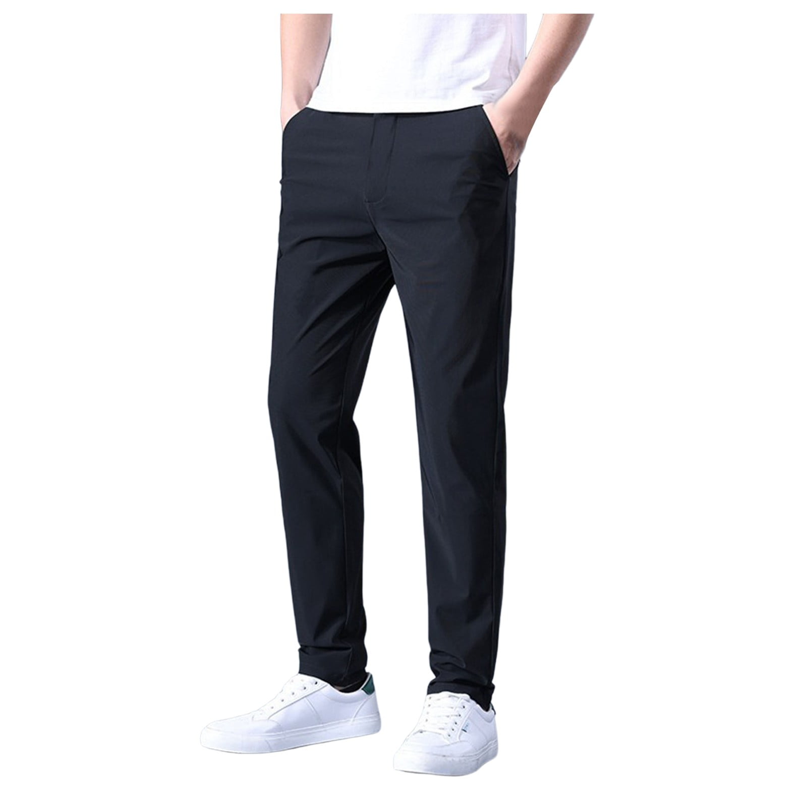 Caracomfy Mens Pants, GlideActive - Men's Active Khaki Pants with ...