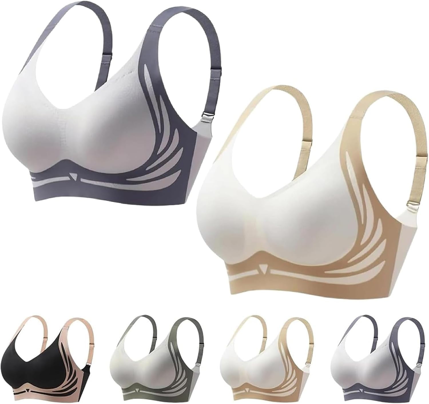 Caralush Bra, Lushfitting Powerful Push-Up Seamless Bra, Super Gather ...