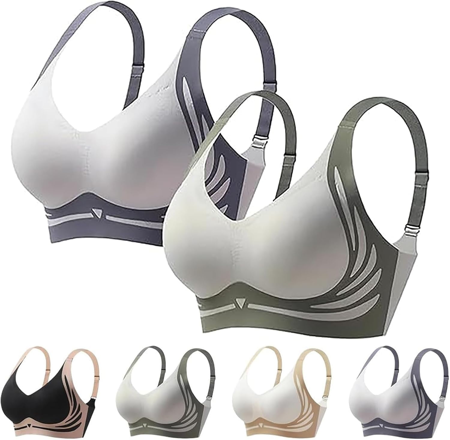 Caralush Bra, Lushfitting Powerful Push-Up Seamless Bra, Super Gather ...