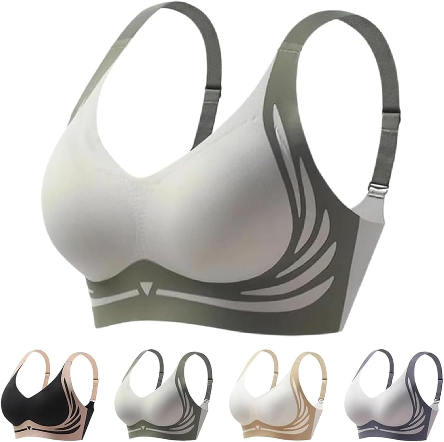 Caralush Bra, Lushfitting Powerful Push-Up Seamless Bra, Super Gather ...
