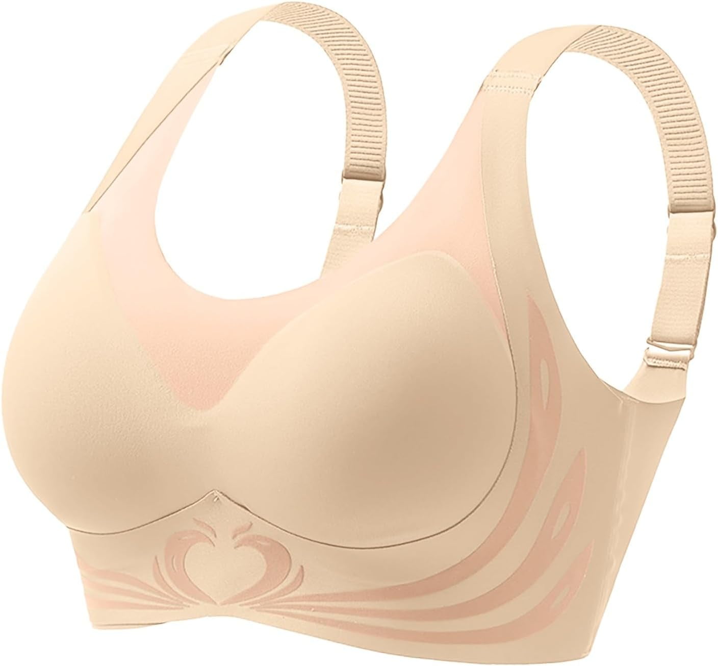 Caralush Bras for Women No Underwire, Push Up Bra Wireless Bras for ...