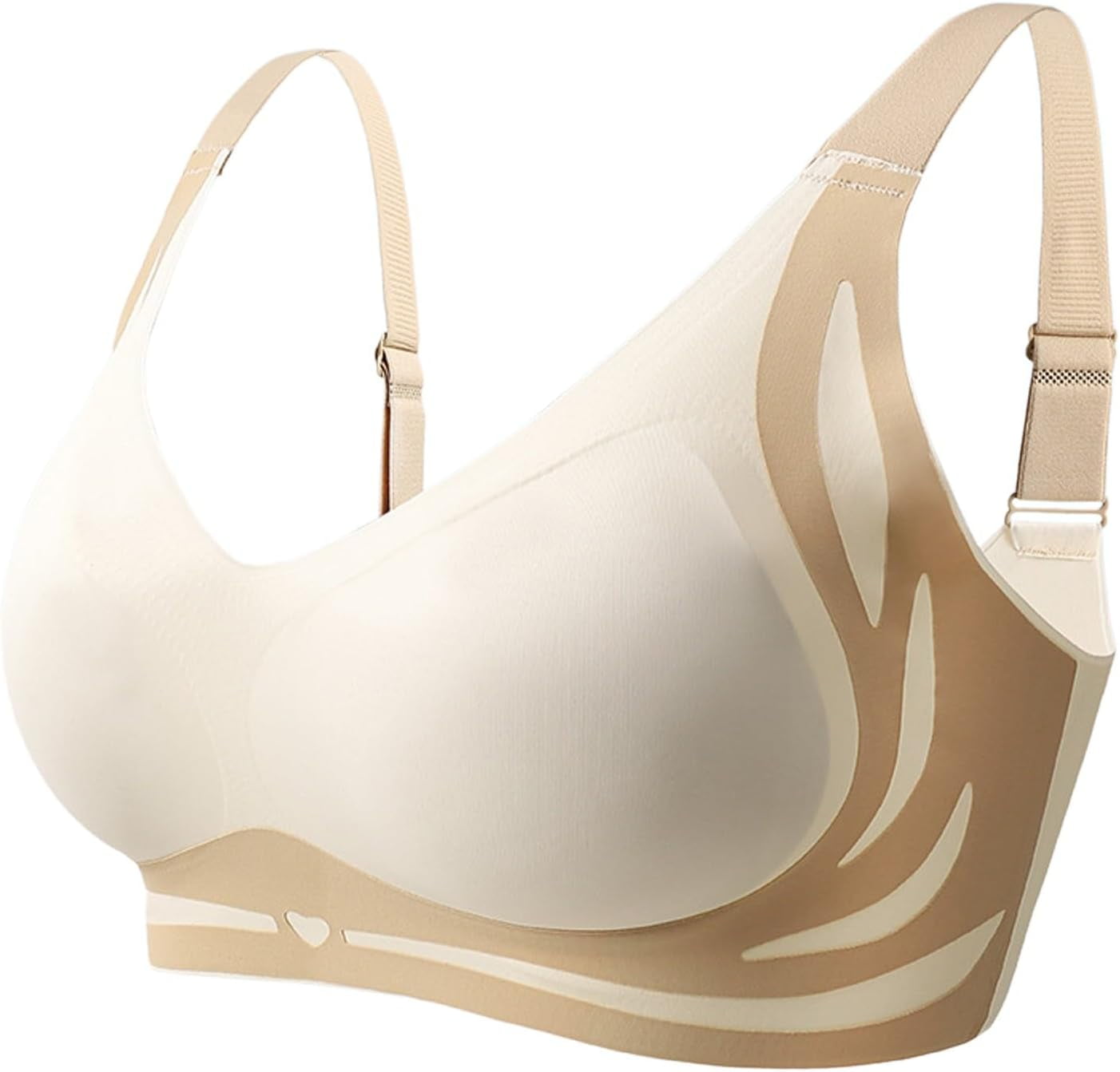 Caralush Bras for Women No Underwire, Push Up Bra Wireless Bras for Women Full Coverage Seamless ...