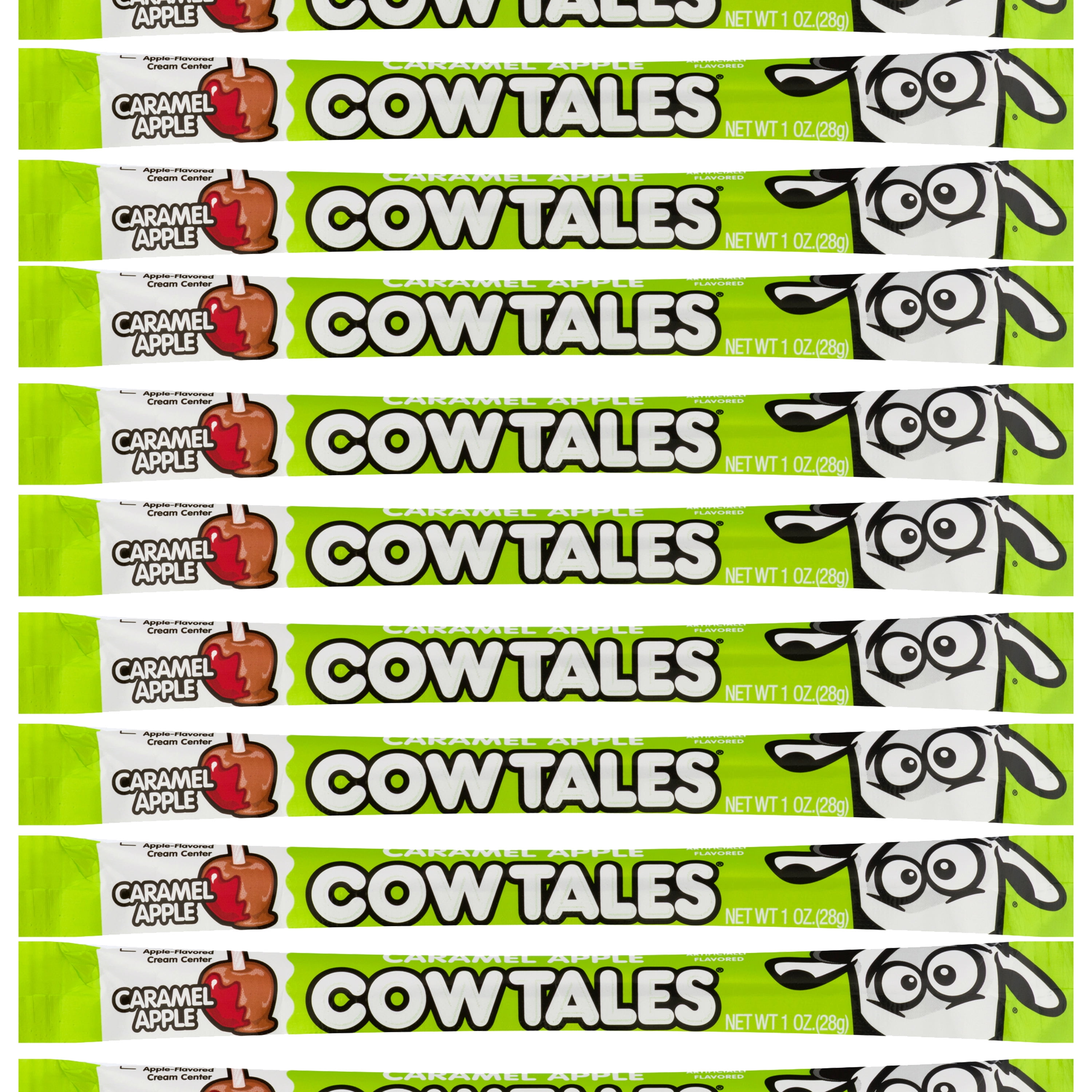 Caramel Apple Cow Tales, 36 Pack Bulk Bag, 1 Ounce Individually Wrapped ...