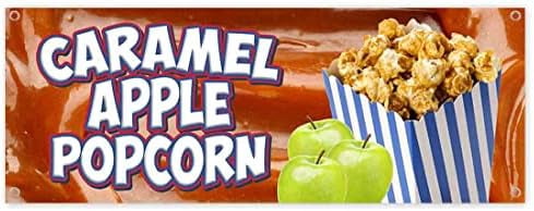 Caramel Apple Popcorn Banner 6 ft×13 ft - Walmart.com