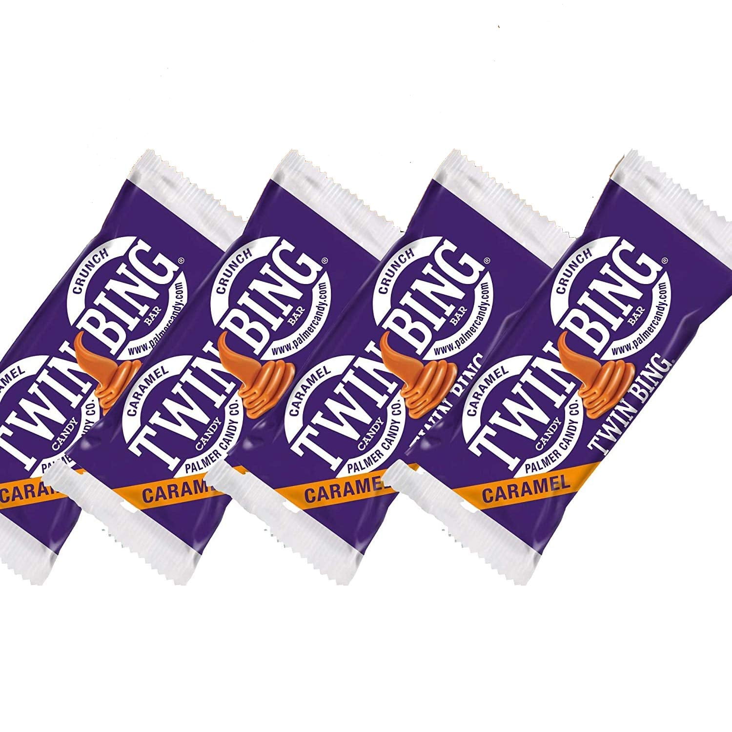 Caramel Bing Candy Bar - (4-Pack) - Chocolate Covered Caramel Center ...