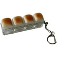 Caramel Bread Keychain Keyring It Fidget Toys Squishy Bread Stress Toy ...