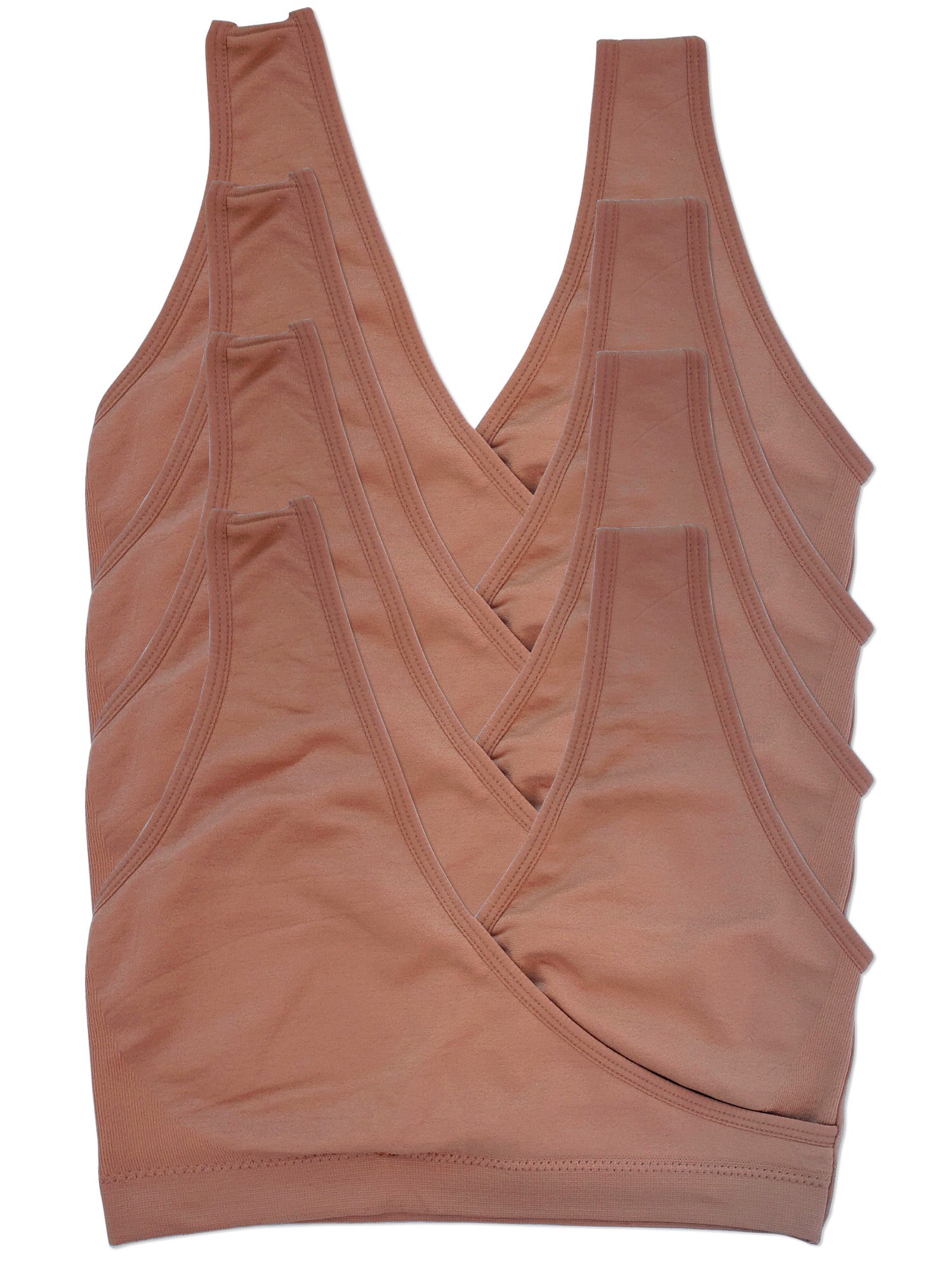 Caramel Cantina 4 Pack Sleeping Nursing Cross Front Maternity Bra ...