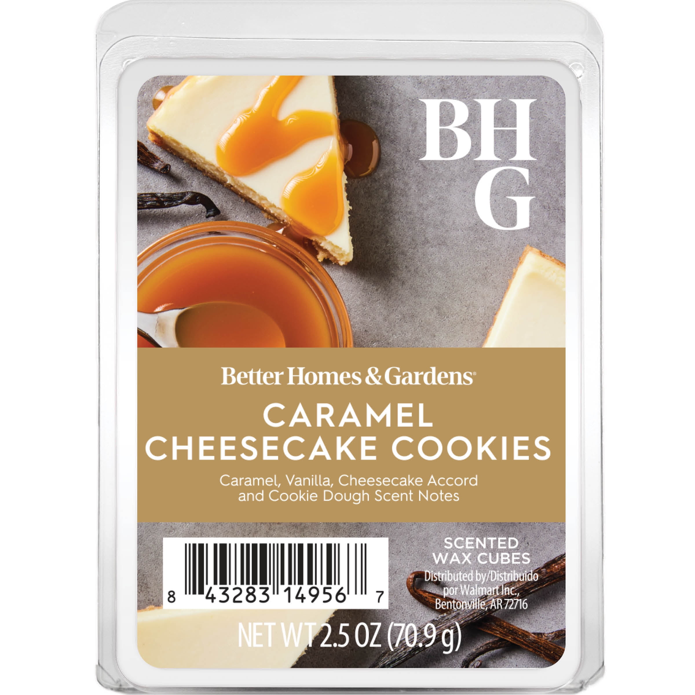 Better Homes & Gardens Caramel Cheesecake Cookie Scented Wax Melts 2.5 ...