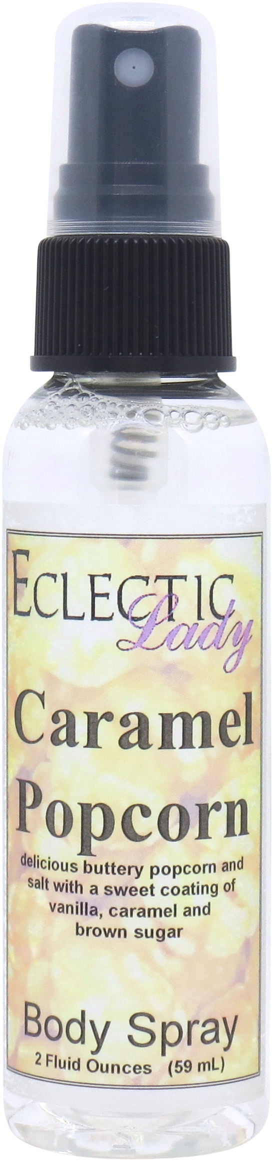 Caramel Popcorn Body Spray, Eclectic Lady, Hydrating Mist, Unisex, 2 oz ...