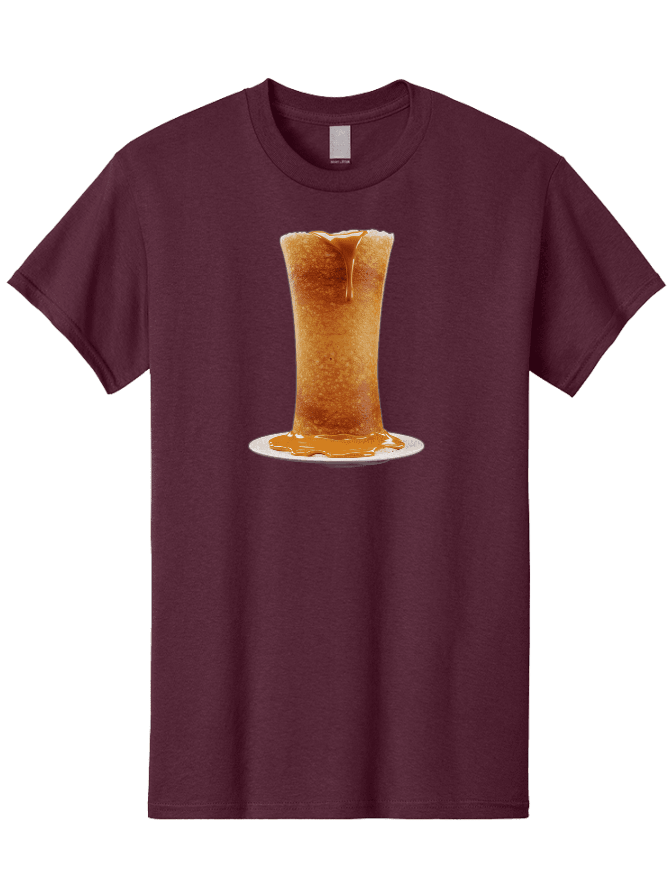 Caramel-Popcorn-Cone Mens Graphic Tee, 100% Cotton, Casual Summer Wear ...