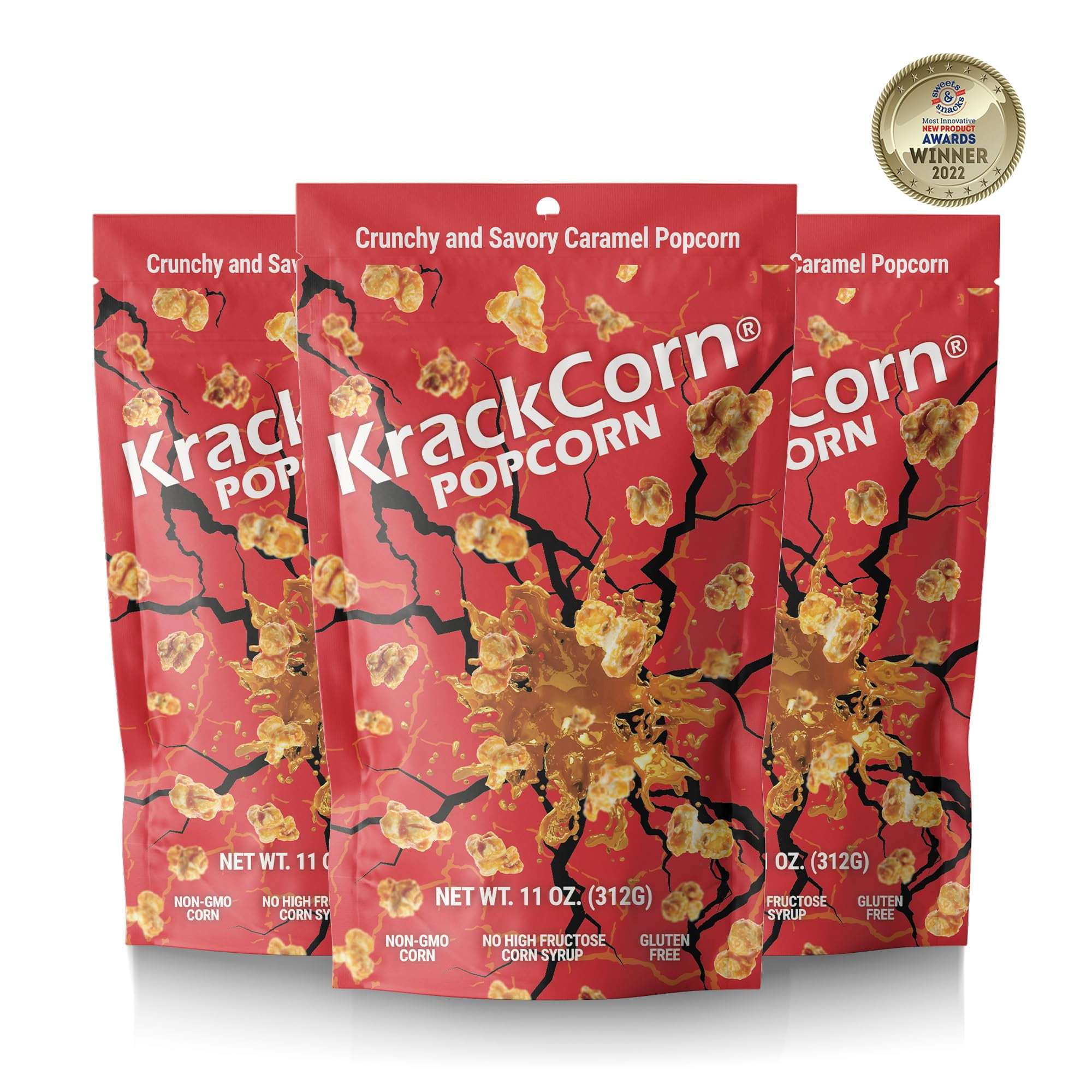 Caramel Popcorn - Gluten-Free, Non-Gmo Caramel Flavored Popcorn, Sweet ...