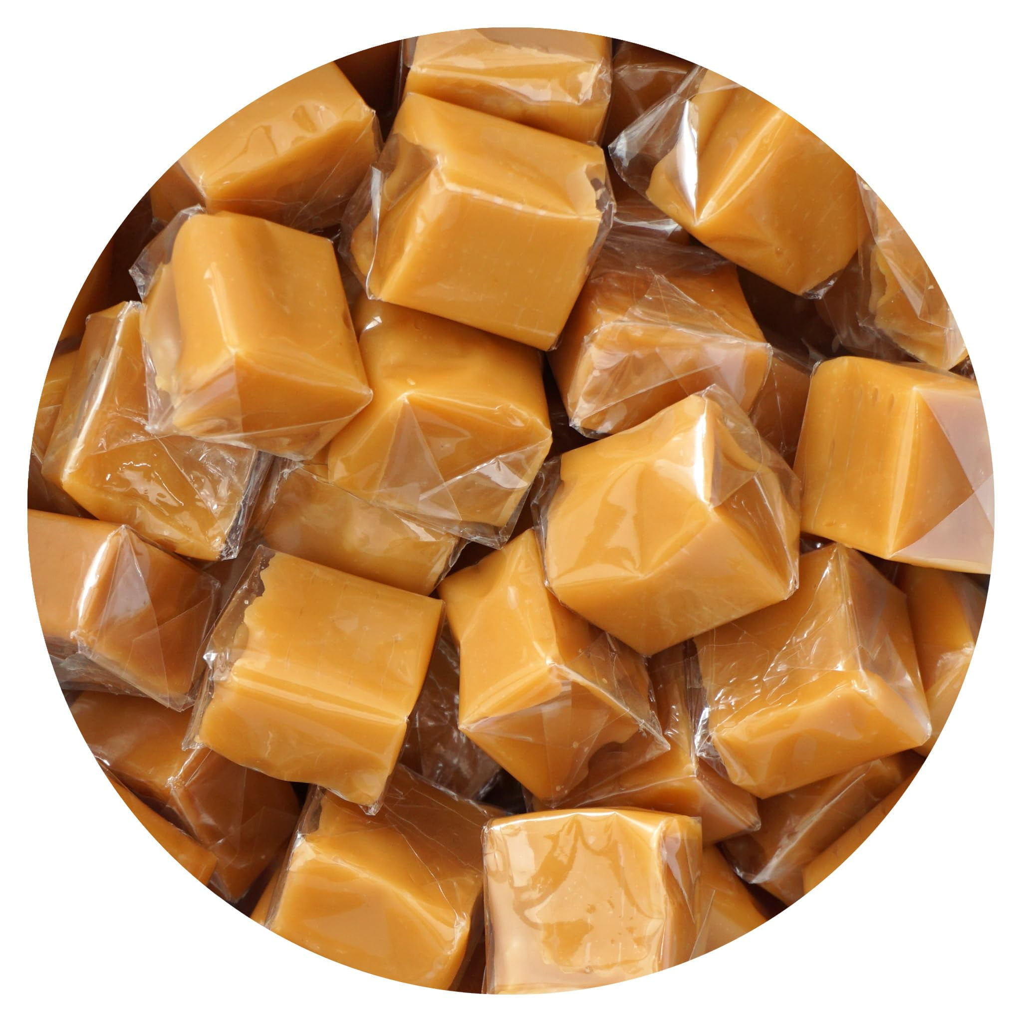 Caramel Squares Candy, 4 Pound Bulk Bag (Approximately 300 pieces ...