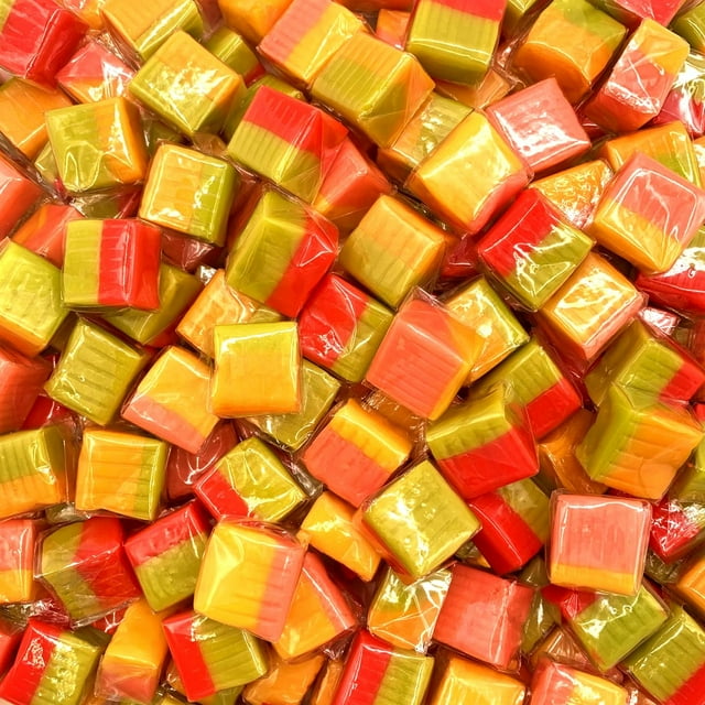 Caramel Squares Candy Mix - Assorted Tropical Fruit Flavors ...