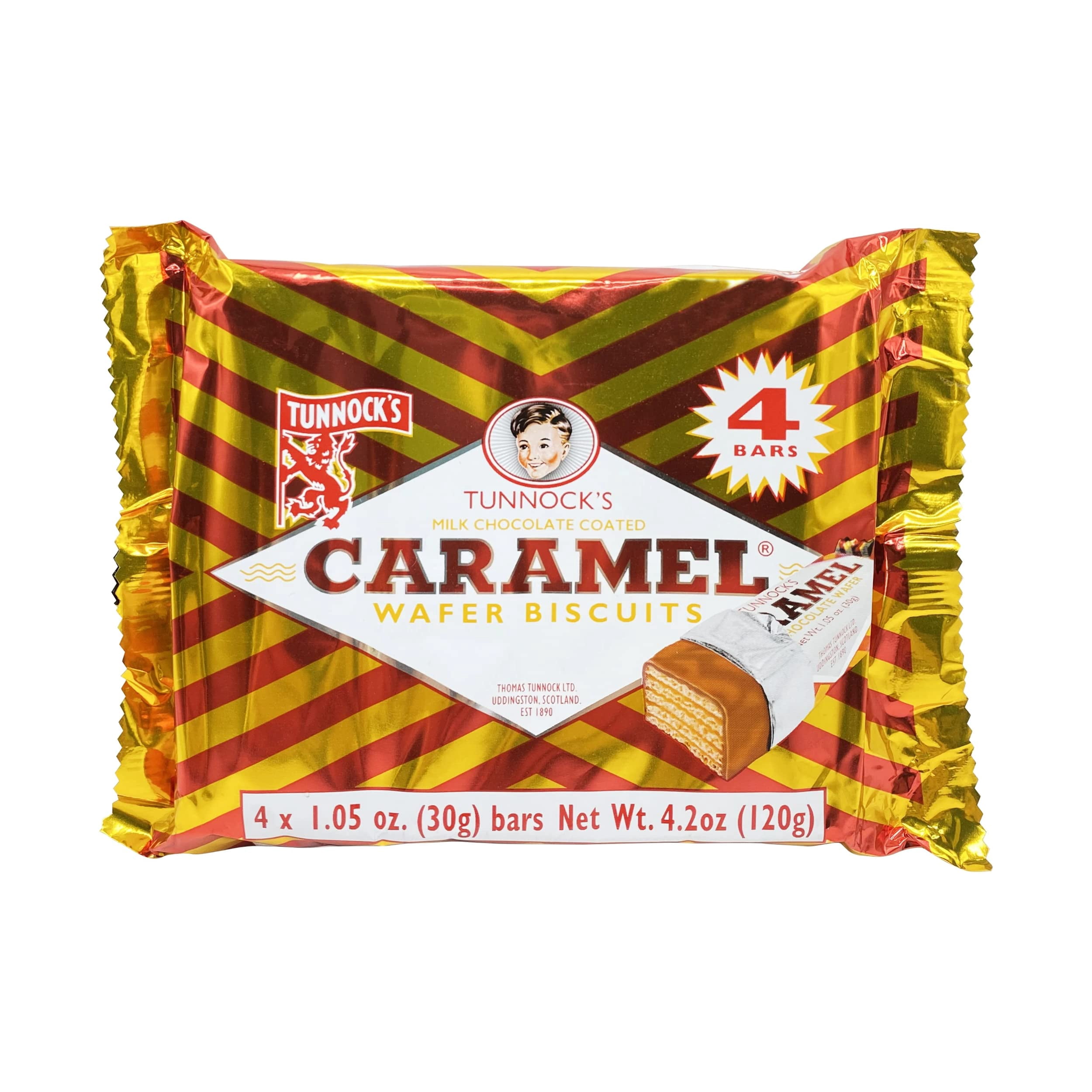 Caramel milk chocolate wafer MZF22 30grms - Walmart.com