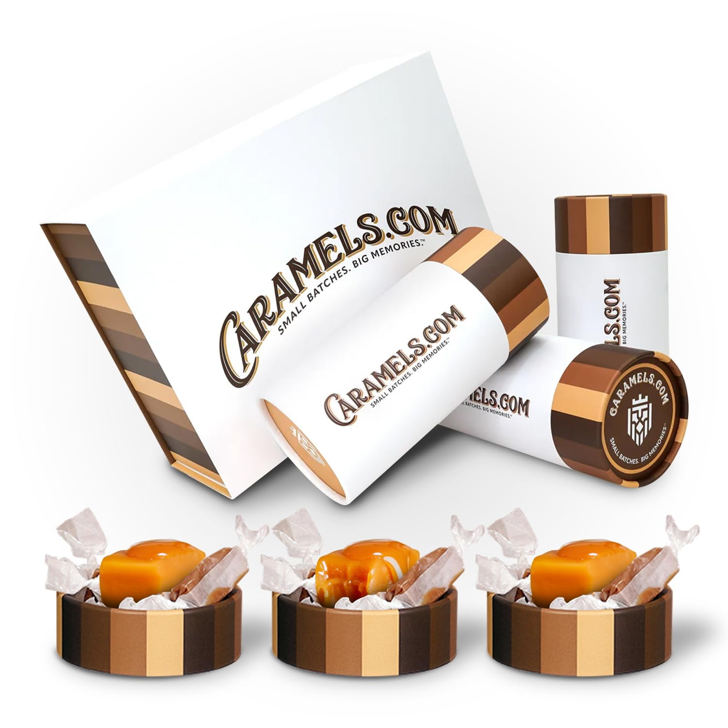 Caramels.com Fruit Flavored Caramel Cream Candy Gift Set – Raspberry ...