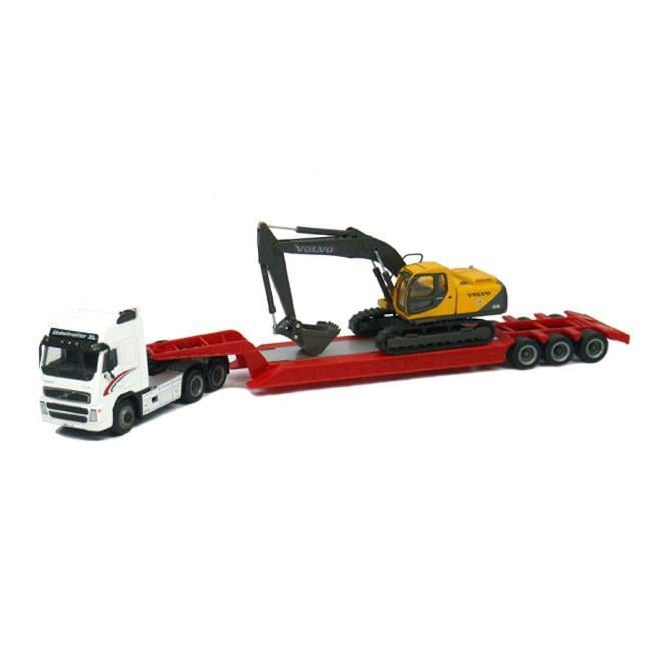 Cararama CAR185-002 Volvo FH12 with Lowboy & Volvo EC210 Tracked ...