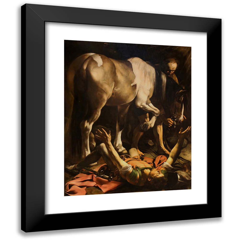 Caravaggio 12x14 Black Modern Framed Museum Art Print Titled ...