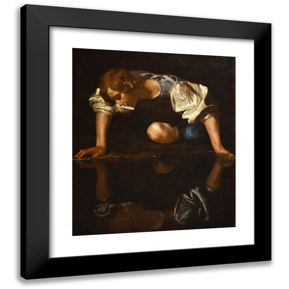Caravaggio 12x14 Black Modern Framed Museum Art Print Titled ...