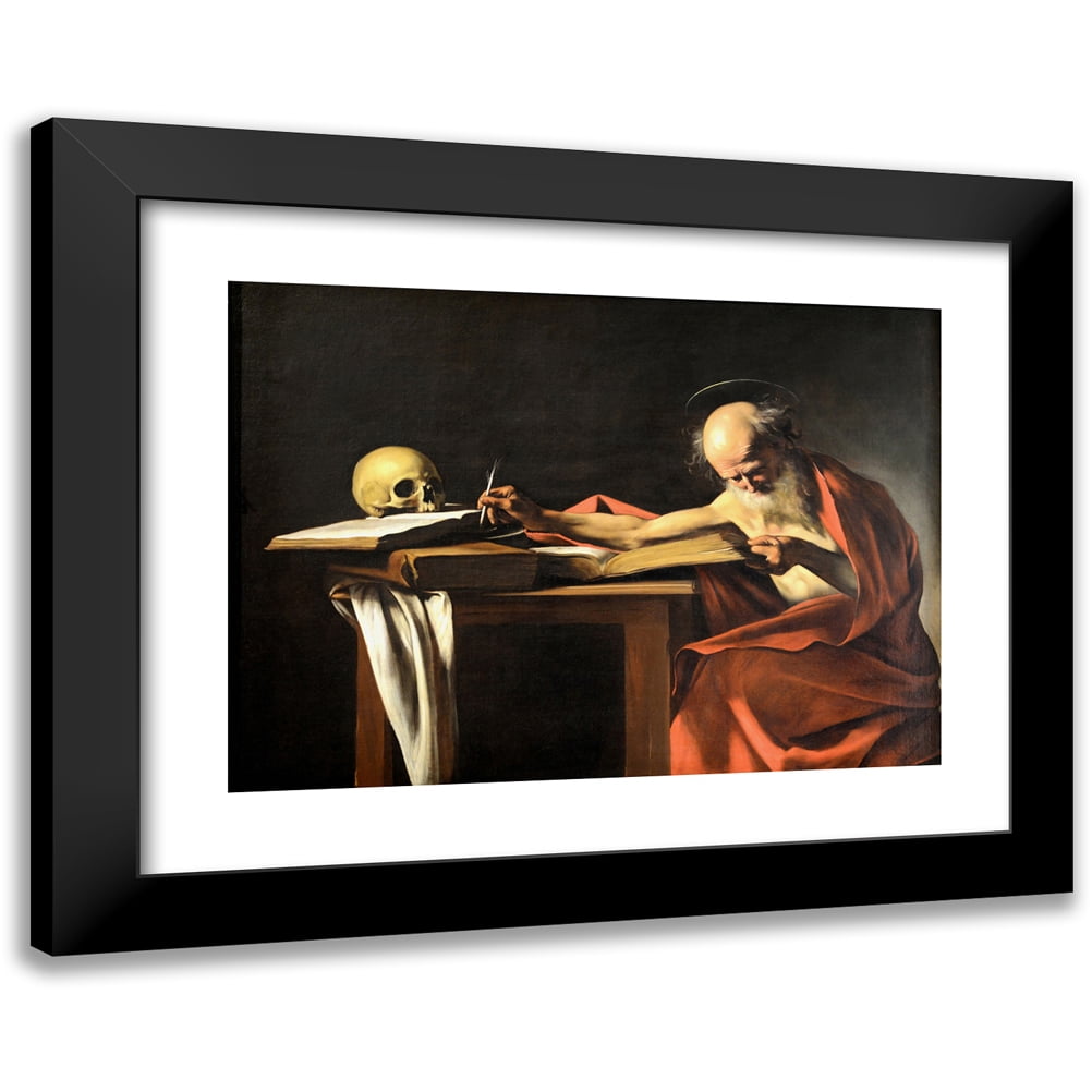 Caravaggio 14x11 Black Modern Framed Museum Art Print Titled - Saint ...