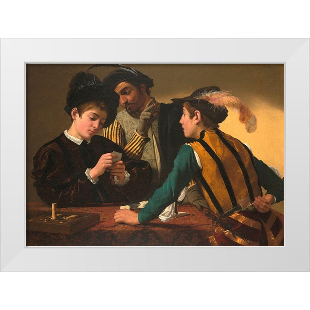 Caravaggio 14x11 White Modern Wood Framed Museum Art Print Titled - I ...
